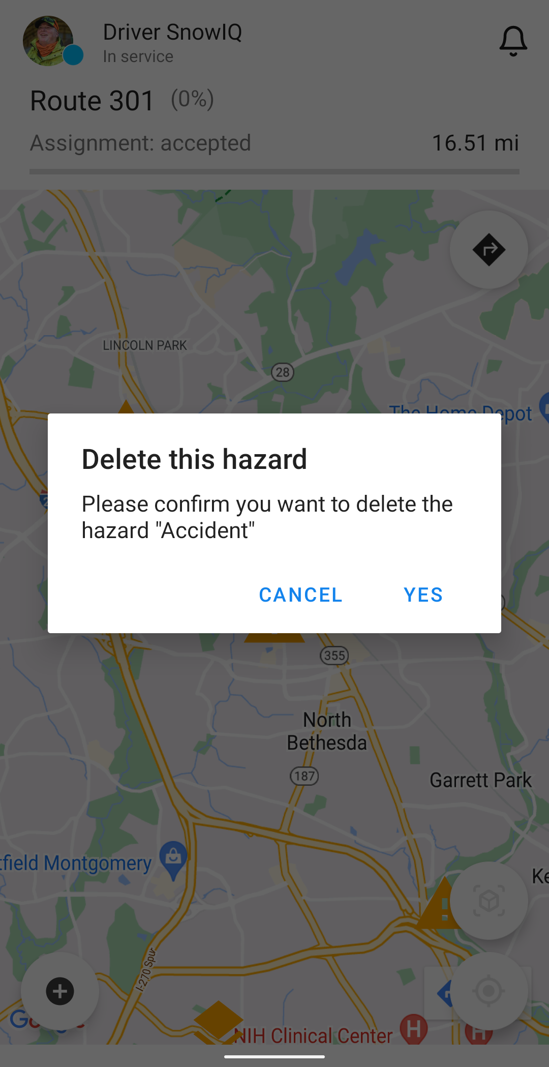 Road Hazards | SNOWiQ User Manual